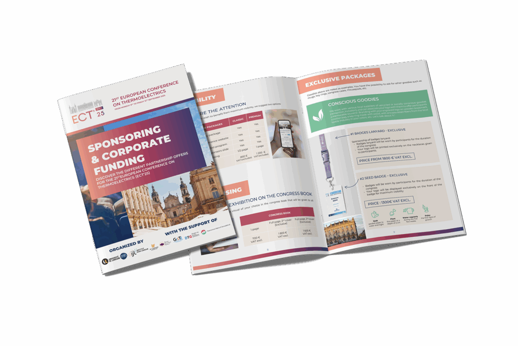 ECT 25 – 21st European Conference on Thermoelectrics